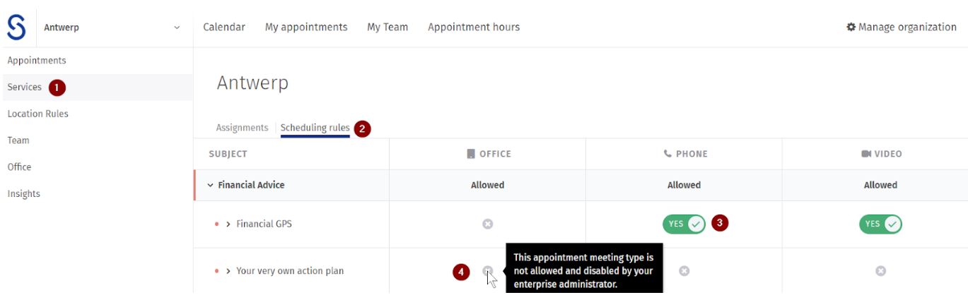 How to set up default planning rules for your office – Pexip Engage
