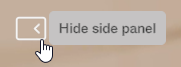 Can i close or minimize the side panel? – Pexip Engage