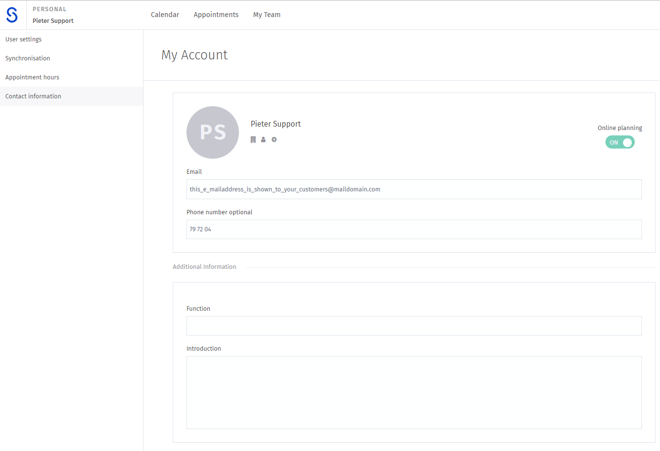 Setting up your public profile – Pexip Engage